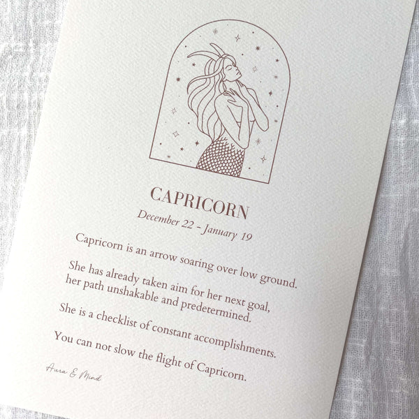 capricorn print